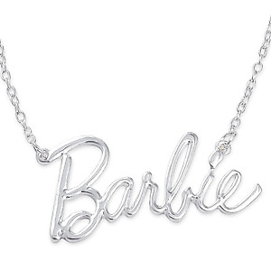 Barbie Script Logo Necklace