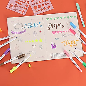 Mr. Pen- Dual Tip Highlighters, Pastel Colors, 12 Pack, Fine & Chisel Tip Highlighters Assorted Colors, Colored Highlighters, Highlighter Pens, Highlighter Markers, Markers for Journaling