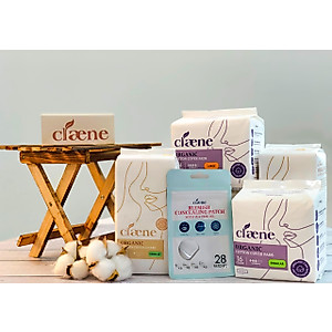 Claene Organic Cotton Panty Liners, Unscented, Panty Liners for Women, Thin, Cruelty-Free, Breathable Organic Panty Liners for Women, Light Incontinence, Natural, Vegan, Menstrual (Regular, 50 Count)