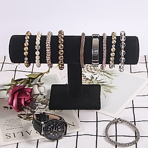 Coward Bracelet Holder Organizer for Show Jewelry Display Boutique Watch Stand for Selling Organization Storage (Detachable Back Velvet)