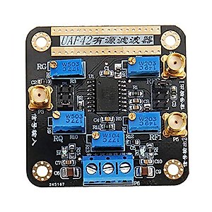 Taidacent UAF42 Universal Active Filter Module High Pass Low Pass Band Pass Filtering Active Band Pass Filter Module Tunable Filter