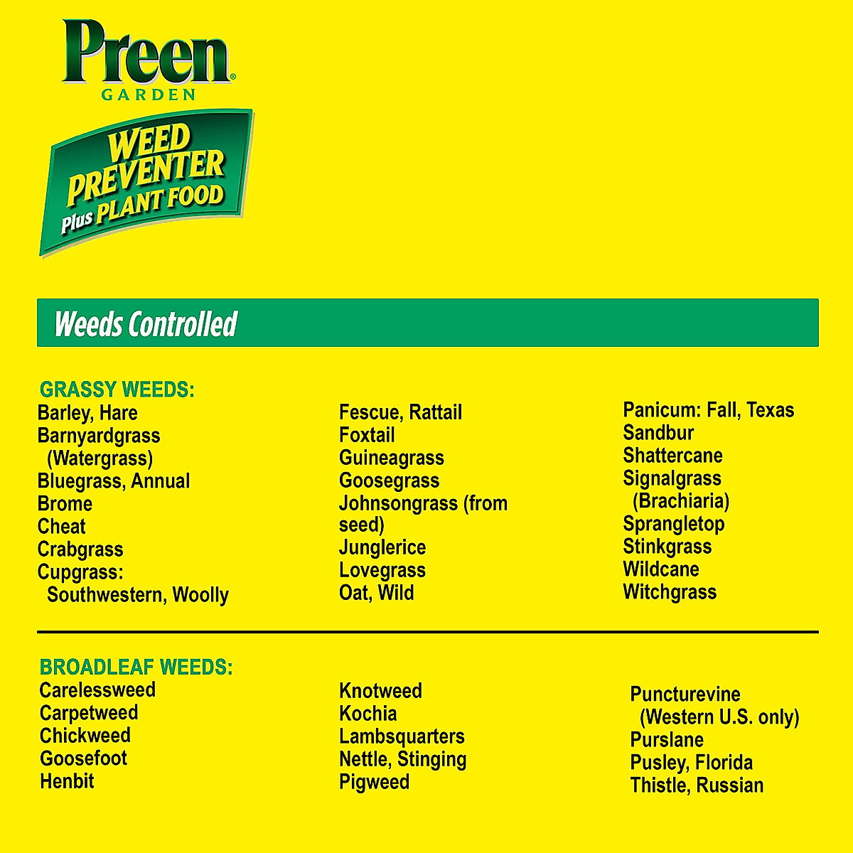Preen Garden Weed Preventer Plus Plant Food - 31.3 lb. - Covers 5,000 sq. ft.