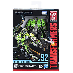 Transformers Toys Studio Series 92 Deluxe Class The Last Knight Crosshairs Action Figure - Ages 8 and Up, 4.5-inch