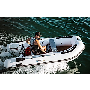 Inflatable Sport Boats - Swordfish 10.8' - Model SB-330A - Air Deck Floor Premium Heat Welded Dinghy with Seat Bag