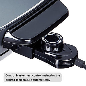 Nonstick Electric Skillet - Great for breakfast lunch dinner, and entertaining (16 Inch)