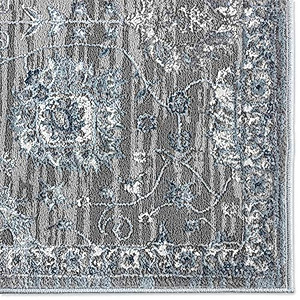 Home Dynamix Skyler Elise Area Rug, 7'8"x10'1" Rectangle, Gray