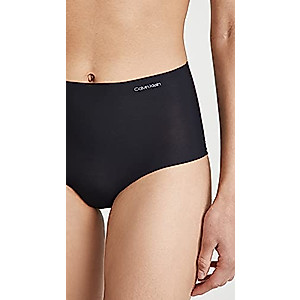 Calvin Klein Women's Invisibles Modern Brief Panty, Black, M