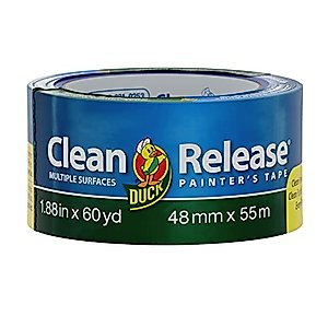 Duck Clean Release Blue Painter's Tape, 2-Inch (1.88-Inch x 60-Yard), Single Roll, 240195