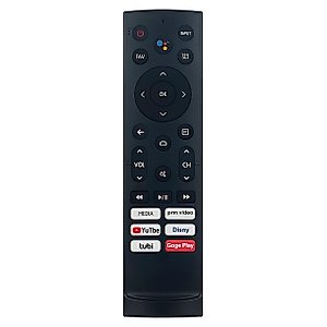 AULCMEET ERF3L90H 296713 Replace Remote Control with Voice Search Compatible with Hisense Smart TV 120L9GCINE120A 120L9GU 120L9G-CINE120A Cinema Display Screen