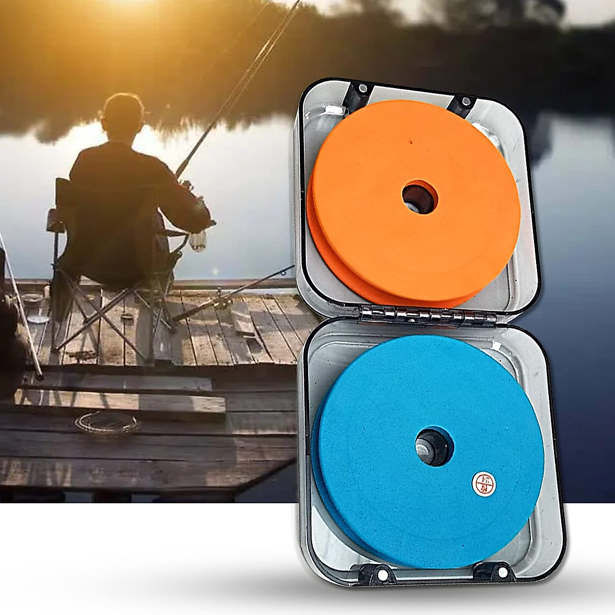 HEVIRGO Winding Spool 10cm Outer Diameter Line Spools Fishing Winding Board Fish Line Tools Versatile 2pcs