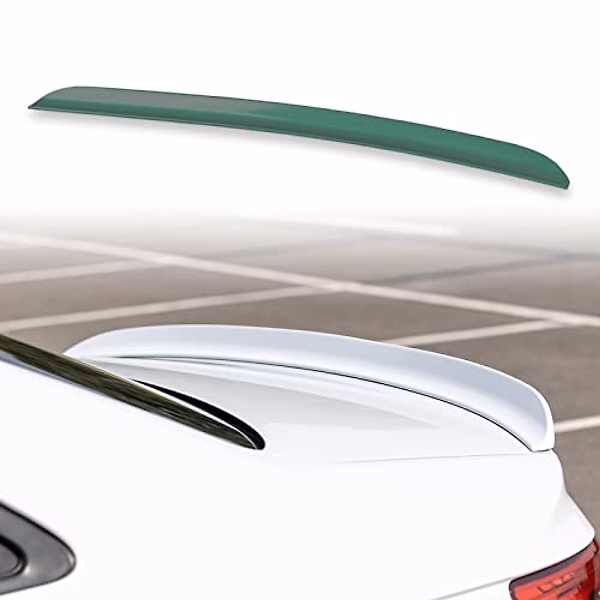FYRALIP Y15 Painted Trunk Lip Spoiler for BMW Z3 E36/7 Roadster 1996-1998 Pre-Facelift - 275 Boston Green Metallic