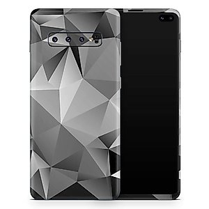 DesignSkinz Vector Black & White Abstract Connect Pattern Protective Vinyl Decal Wrap Skin Cover Compatible with The Samsung Galaxy S20 (Screen Trim & Back Glass Skin)
