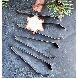 Stainless Steel Fish Bone Tweezers Flat and Slant Pliers Set, Kitchen Cooking Tweezers Meat Hair Remover Tool for Home and Restaurant (4 Pack)