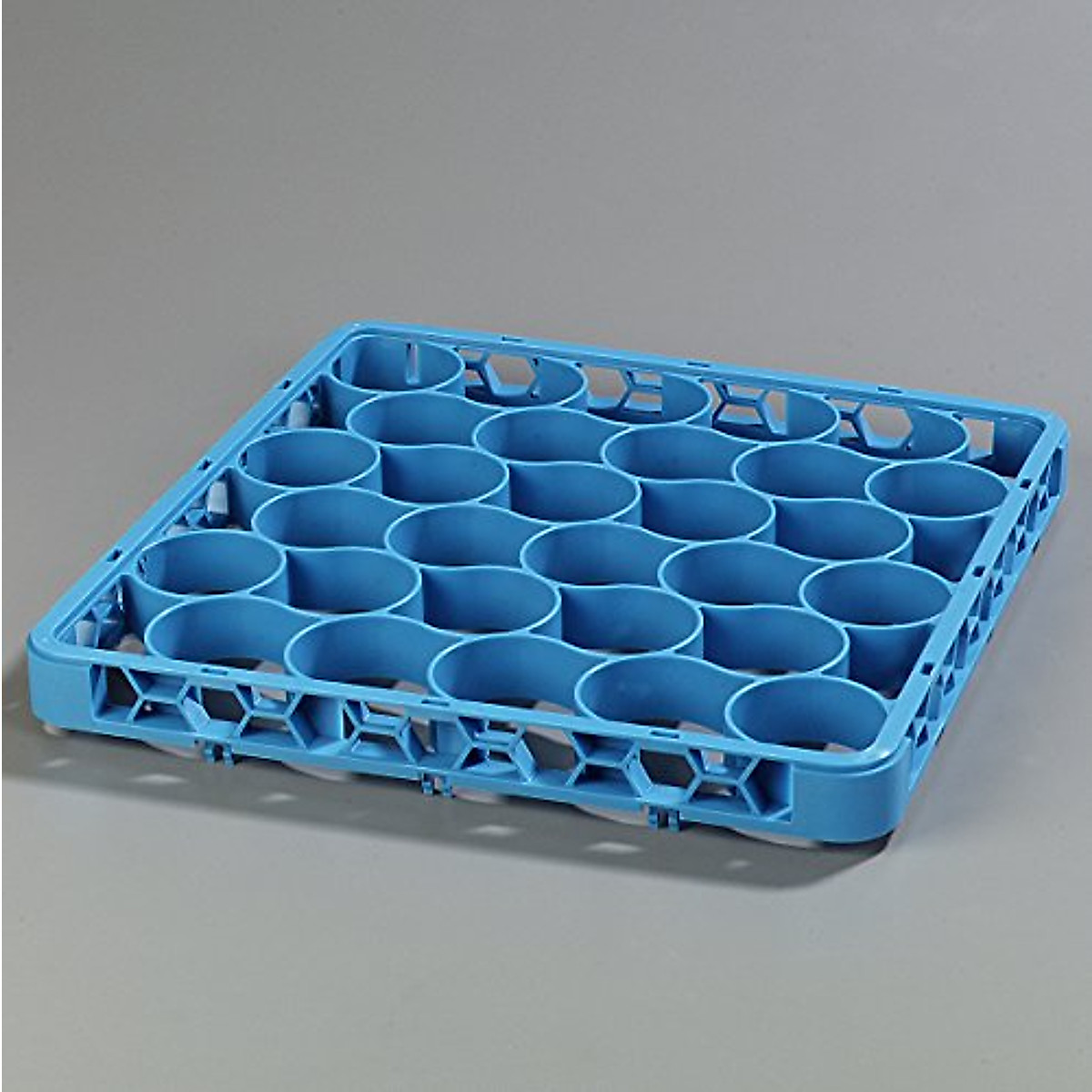 Carlisle FoodService Products REW30S14 OptiClean NeWave Polypropylene 30-Compartment Short Glass Rack Extender, 19-3/4" Length x 19-3/4" Width x 10.87" Height, Blue (Case of 6)