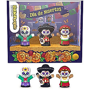 Little People Collector Día De Muertos Special Edition Set In A Display Gift Package for Adults & Kids, 3 Figures