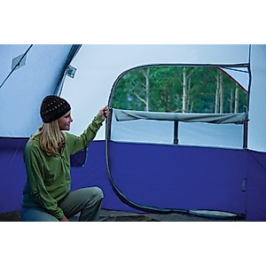Coleman Elite Sundome Camping Tent with LED Lights, Weatherproof 6-Person Tent with Included Rainfly & Frame that can Withstand 35 MPH Winds, Built-In LED Lighting System with 3 Brightness Settings