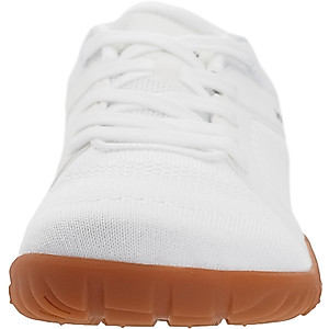 WHITIN Men's Extra Wide Width Barefoot Minimalist Shoes Zero Drop Trail Running Hiking Sneaker Cross Training Walking Gym Workout Lifting White Gum 44