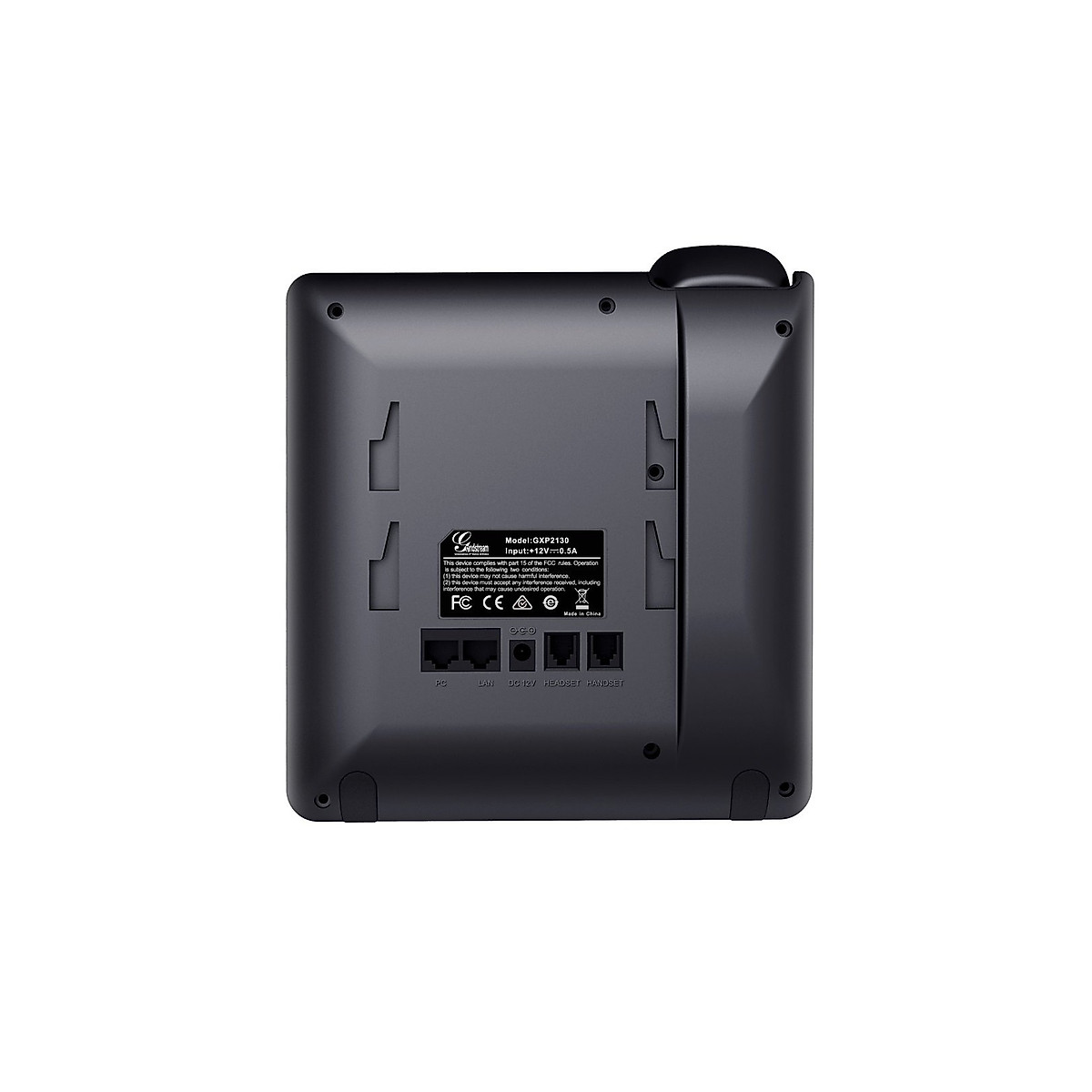 Grandstream Enterprise IP Telephone GXP2130 (2.8" LCD, POE, Power Supply Included) , Black