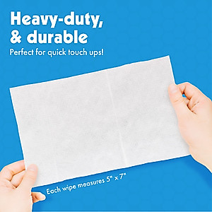 Petkin Jumbo Pet Eye Wipes, 80 Extra Moist Wipes, 2 Pack - Natural Formula Gently Removes Dirt, Discharge, & Tear Stains - Safe, Convenient, & Easy to Use Pet Wipes for Dogs, Cats, Puppies & Kittens