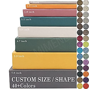 MIMENE Custom Size Bench Cushion,Window Seat Cushions Indoor, Bench Cushions for Indoor Furniture,50D High Elasticity Foam Bench Pads,with Non-Slip Bottom,for Outdoor Patio,Garden Bench mat