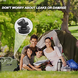 5-Gallon Water Jug Spigot,Water Carrier Jug Replacement Faucet Assy,Compatible with Coleman 5 Gallon Water Carrier Model,Universal Water Spout for 5-Gallon Jug (1 Pcs)