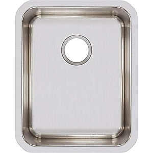 Elkay ELUH1418 Lustertone Classic Single Bowl Undermount Stainless Steel Sink