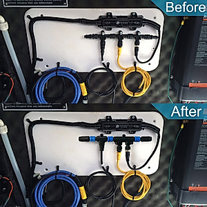 NMEA 2000 Starter Kit to Process NEMA 2K Network for Lowrance Simrad Garmin,Marine Grade NMEA 2000 Backbone Cables Drop Cables Tees Terminators