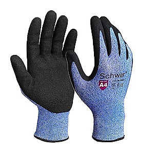 Schwer AIR-SKIN Cut Resistant Gloves AR3900 with Extreme Lightweight & Thin, Level 5 Wire Metal Gloves for Refined Work, Touch-screen, Fiberglass-free, 3D-Comfort Fit, Breathable, 1 Pair, M