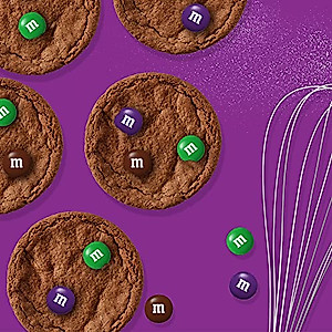 M&M's Limited Edition Milk Chocolate Candy featuring Purple Candy, Party Size 38 oz Bulk Resealable Bag Pack of 2