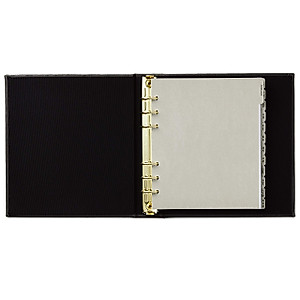 Hallmark Refillable Address Book (Charcoal)