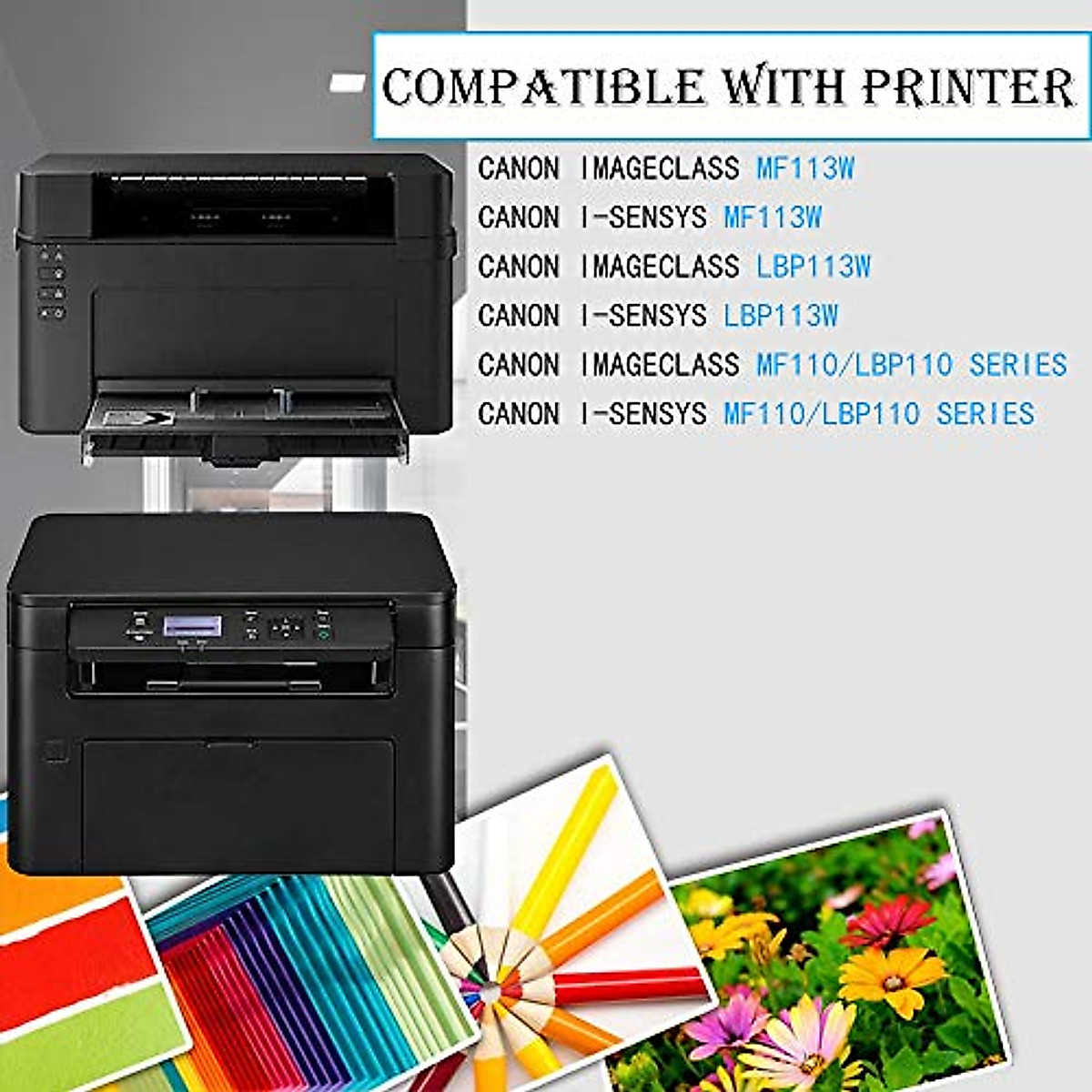 1-Pack Black 047 Toner Cartridge Replacement for Canon ImageCLASS MF113W LBP113W MF110/LBP110 Series i-SENSYS MF113W LBP113W MF110/LBP110 Series Toner Cartridge,by PddToner