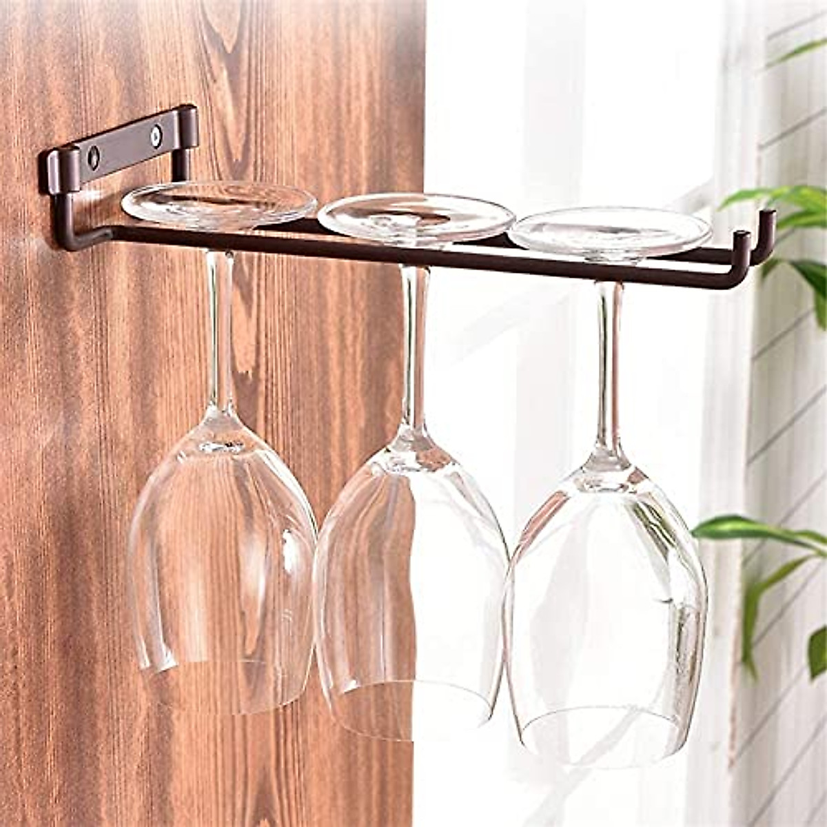 Metal Wine Glass Holder, Wine Glass Holder, Wine Glass Holder Wine Rack Kitchen Decoration (Color : A)