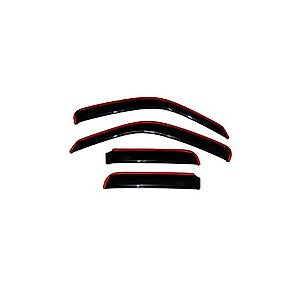 Auto Ventshade [AVS] In-Channel Ventvisor / Rain Guards | Smoke Color, 4 pc | 194428 | Fits 2002 - 2007 Jeep Liberty