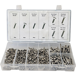 Swordfish 31930-420pc Stainless Steel Screw Assortment