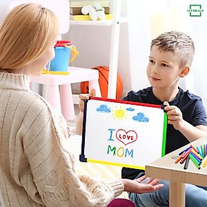 ScribbleDo Magnetic Dry Erase Board for Kids Whiteboard 9”x12” Includes White Board for Kids Writing Learning & Drawing Art Educational Kids Toy