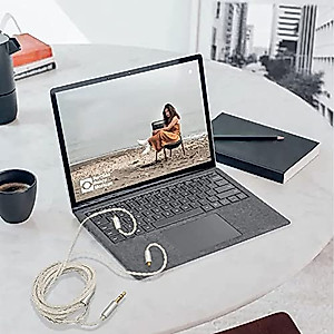 ASHATA Upgrade Earphone Cable for AUDIOSENSE, for WESTONE W Series W10 W20 W30 W40, ES Series ES10 ES20 ES30 ES50 ES60, MMCX to 3.5mm Replacement Earphone Cable