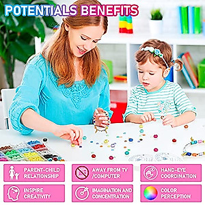 LZOUOWO 5300 Clay Beads for Bracelets Making Aesthetic Kit with Smiley Face Beads Polymer Clay Flat Beads for Bracelets Set Heishi disc Beads and Letter Beads for Girls Ages 8-12