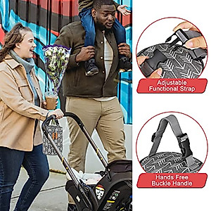 Accmor Breastmilk Cooler Bag, Insulated Baby Bottle Cooler Tote Bags, Baby Bottle Warmer Cooler Bag, Baby Bottle Bag Great for Nursing Mom Daycare, Grey