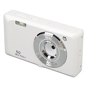 Digital Camera, 4K 50MP 2.7 Inch HD TFT Screen 16X Zoom Autofocus Face Recognition Compact Point and Shoot Cameras Portable Small Digital Camera for Travel Photography Vlogging