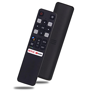 New Replacement TCL Remote Control (RC802V FNR1) for All TCL Android 4K UHD Smart TV Without Voice Function