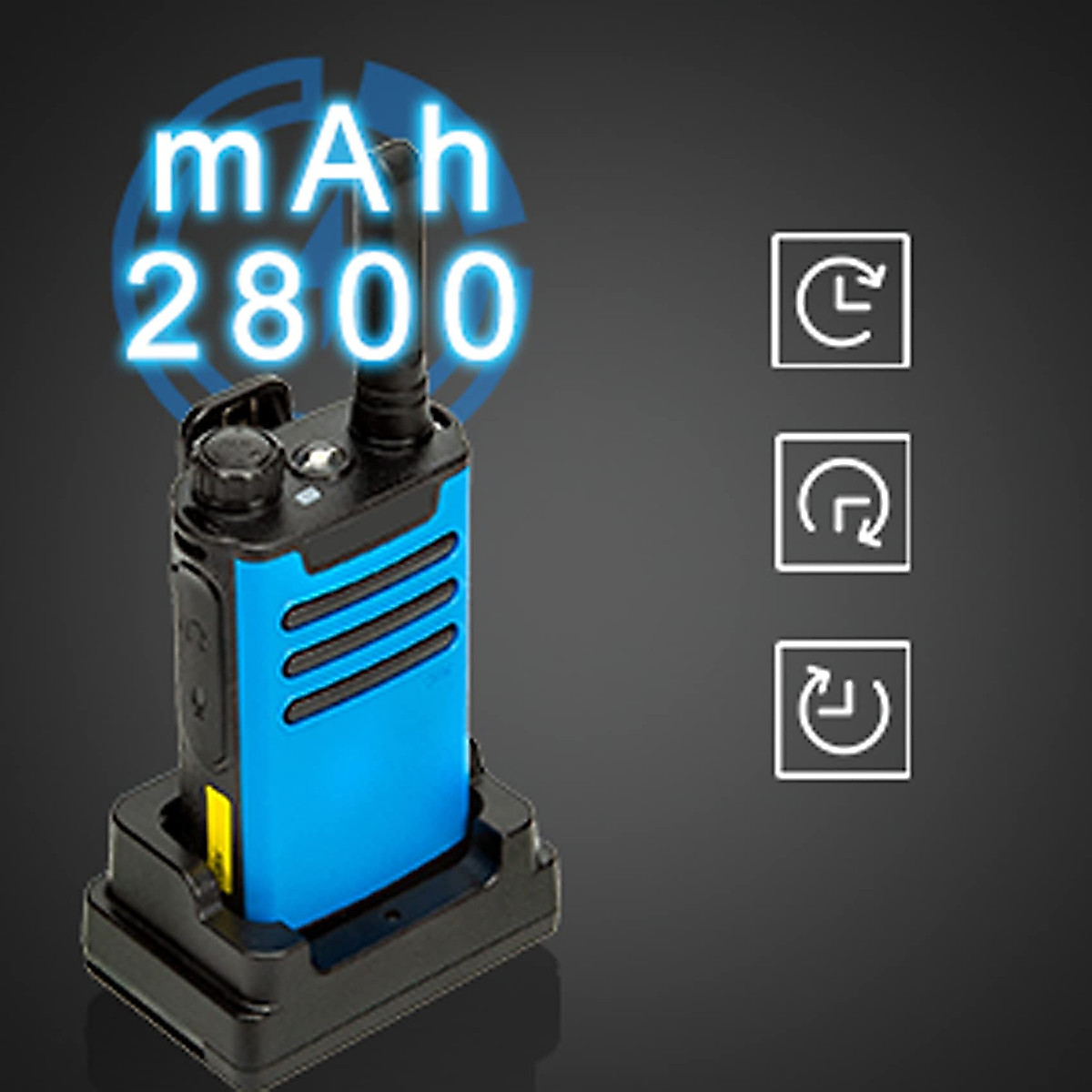 CallToU Wireless Intercom for Home,Caregiver Walkie Talkies for Seniors/Elderly/Patient/Disabled,2 Way Radio Intercom System Long Range for Outdoor with Activities Flashlight