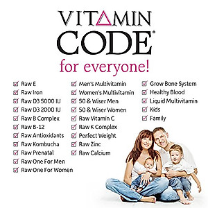 Garden of Life Vitamin Code Raw One Once Daily Multivitamin Capsules, Fruits, Veggies, Probiotics for Womens Health, Vegetarian, Gluten Free, 75 Count