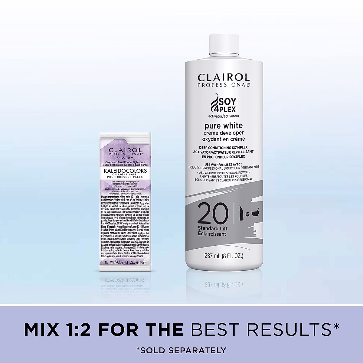 Clairol Professional Kaleidocolors, Violet, 1 oz. Hair Lightener for Light Hair