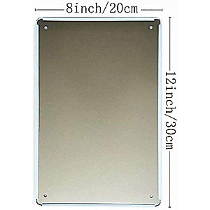 Nedil Outdoor Patio Rules Metal Signs Farmhouse Retro Home Tin Plaque Wall Decor Aluminum Poster 8x12 Inch blue