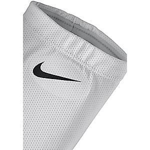 Nike Unisex's Guard Lock Elite Soccer Sleeves, White/Black/Black, XS