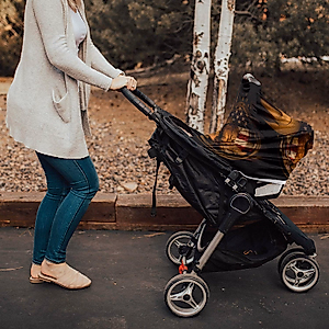 USA Western Nursing Covers for Breastfeeding Baby Stroller and Car Seat Combo Cowboy Hat with Boots Rope on American Flag Carseat Canopy Baby Cart High Chair Infinity Scarf