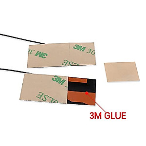 60cm/2ft 2pcs MHF4 IPEX WLAN Network Adapter PC Antenna for NGFF Intel 7260 8260 8265 9265 9260 9560 AX210 AX200NGW AX Killer M.2 IPEX4 Module Card