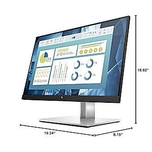 HP E22 G4 21.5" Full HD LCD Monitor - 16:9-22" Class - in-Plane Switching (IPS) Technology - 1920 x 1080-250 Nit - 5 ms - HDMI - VGA - DisplayPort - USB Hub