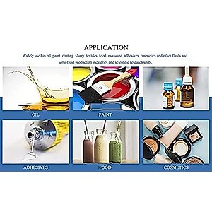 VTSYIQI Rotary Viscosity Meter Rotary Viscometer Digital Viscosity Fluidimeter Tester Meter with Accuracy ±1% 4 Rotor 1~2000000mPa.s for Inks Paints Coatings Adhesives Viscosity Test