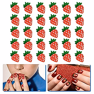 Nail Jewels Nail Jewels 30Pcs 3D Fruits 3D Nail Fruits Charms 3D Nail Rhinestones Fruits Nail Studs Nail Art Charms Decoraciones para Uñas Acrilicas Decoraciones para Uñas Acrílicas